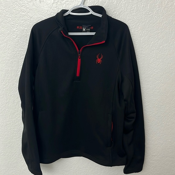 Spyder | Sweaters | Spyder Black Mens Quarter Zip | Poshmark